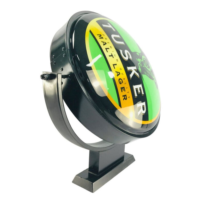 360 Degree LED Rotating Lightbox Wall Sign Outdoor Double Sided Waterproof