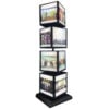 LED 4 Layers Standing Rotating Light Box Four Sided Display Vertical