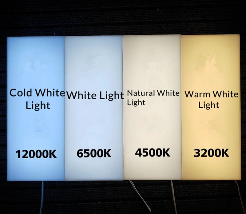 Cube Acrylic Light Box 5 Side LED Waterproof Custom