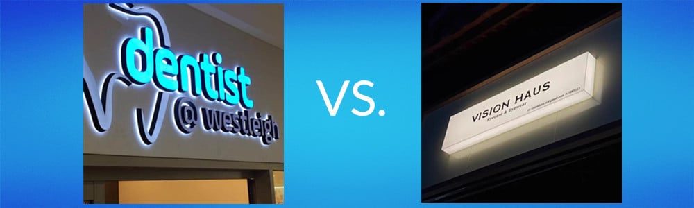 LED Letter Signs Vs. Lightbox Signs: Which Is Right For Your Storefront ...