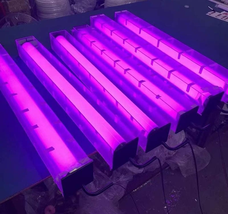 Square Tube Acrylic Light Box Signage Waterproof 360 Illumination