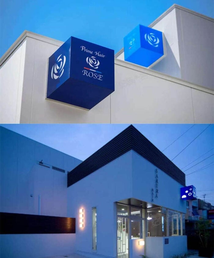 Cube Acrylic Light Box 5 Side LED Waterproof Custom