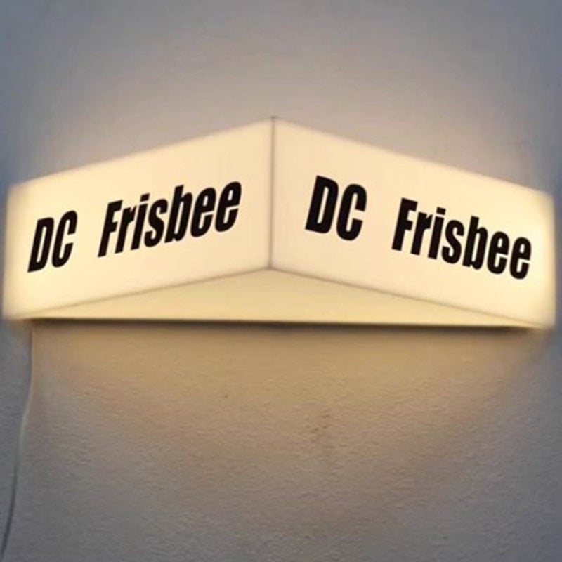 Triangular Acrylic Light Box Sign Waterproof Triangle